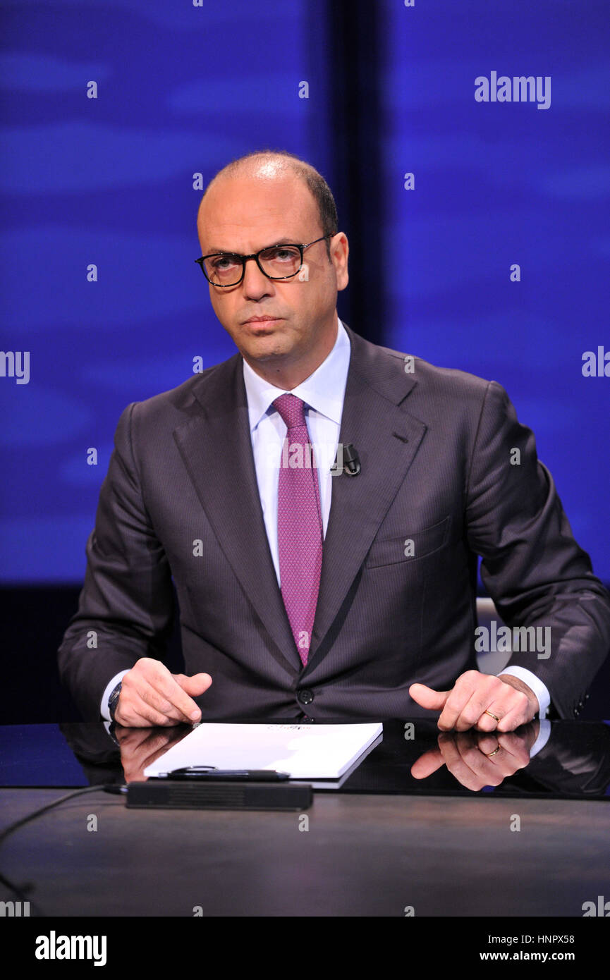 Angelino Alfano, Minister of Foreign Affairs, interviewed for the ...