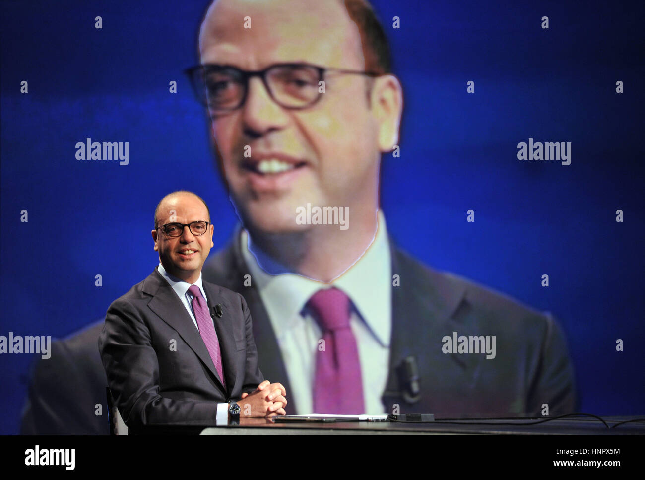 Angelino Alfano, Minister of Foreign Affairs, interviewed for the ...