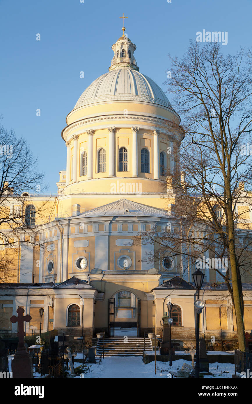 St. Nicholas' Cemetery. Alexander Nevsky Lavra or Alexander Nevsky ...