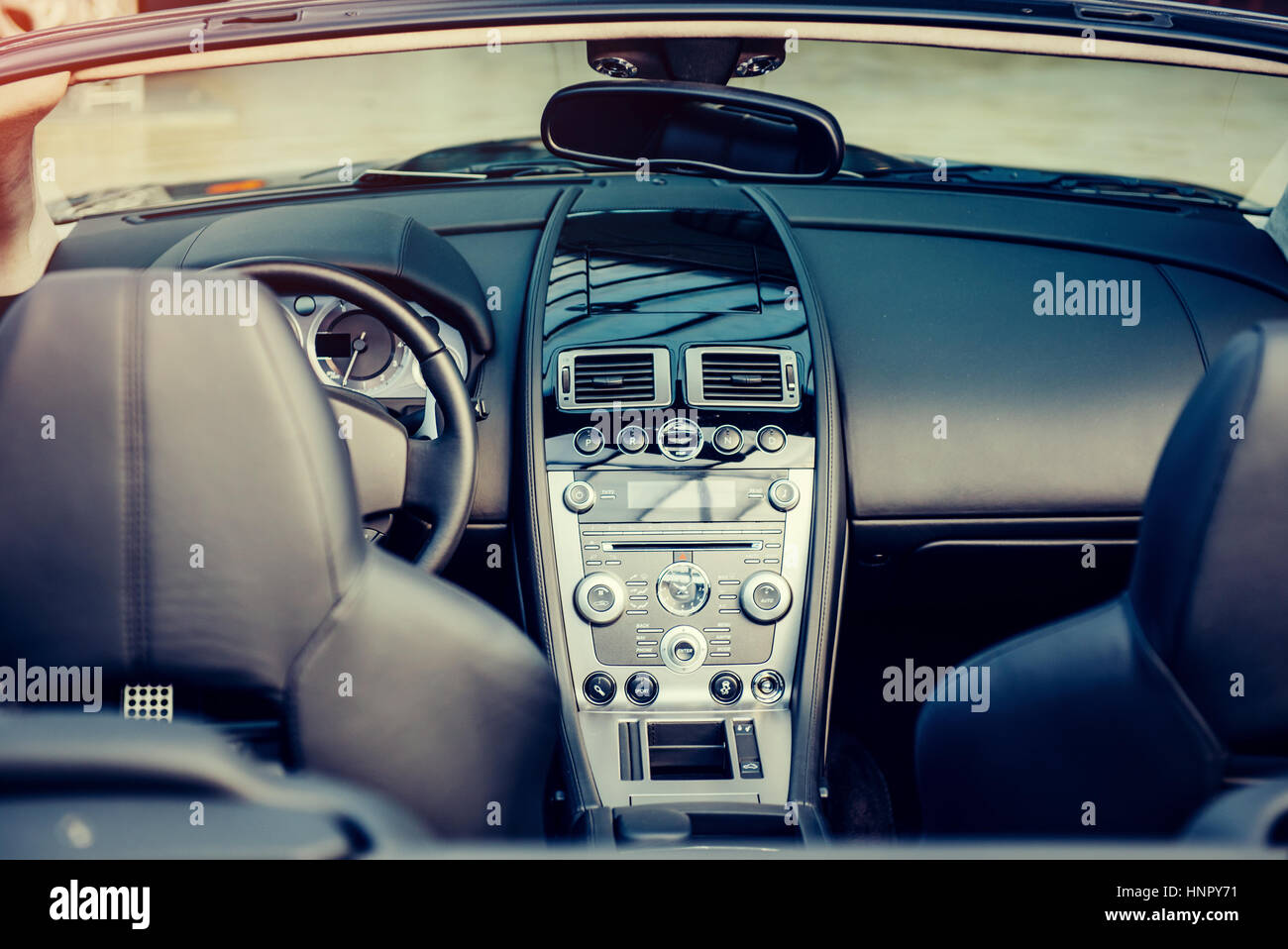 Luxury car interior Stock Photo - Alamy