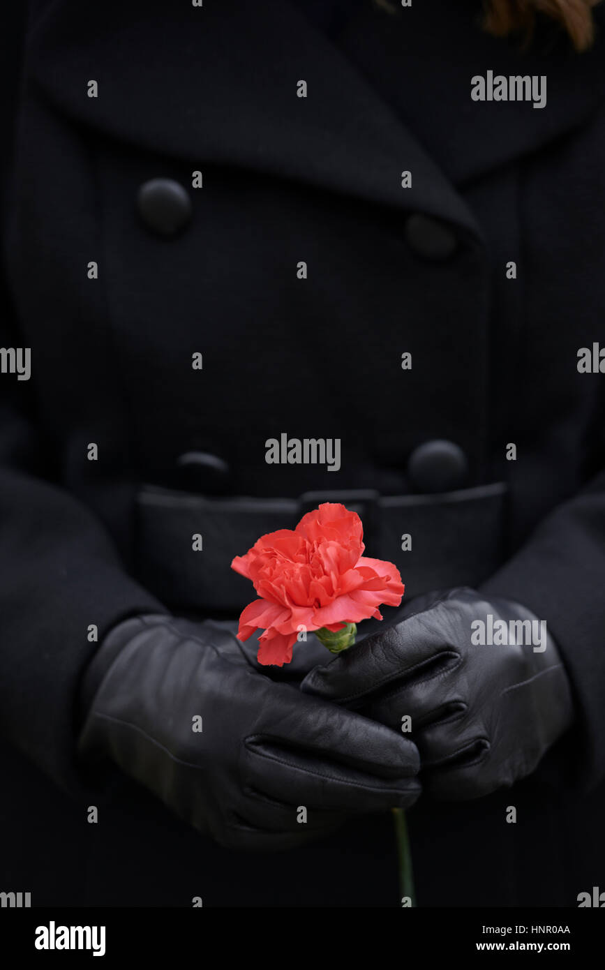 Lonely funeral hi-res stock photography and images - Alamy