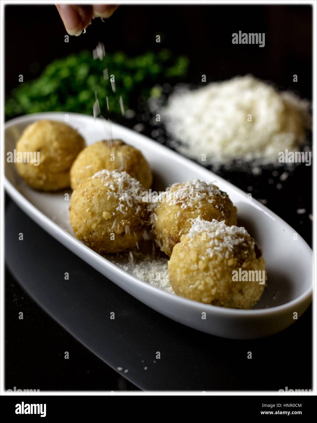 aranchini rice balls Stock Photo - Alamy
