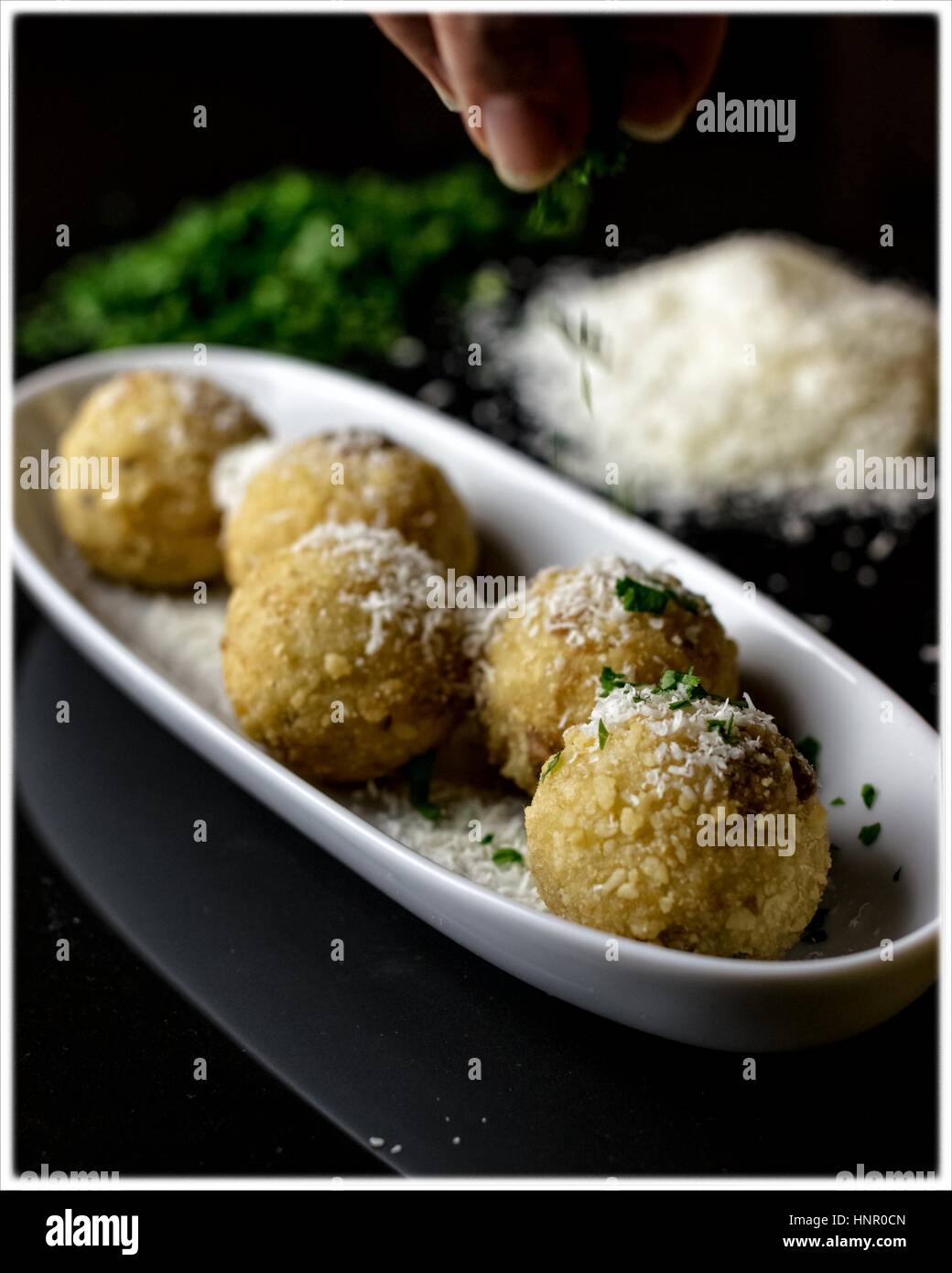 aranchini rice balls Stock Photo - Alamy