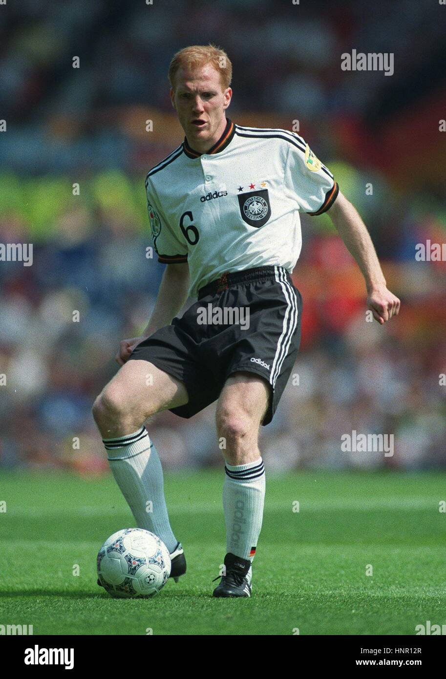 MATTHIAS SAMMER GERMANY & BORUSSIA DORTMUND FC 26 June 1996 Stock Photo ...
