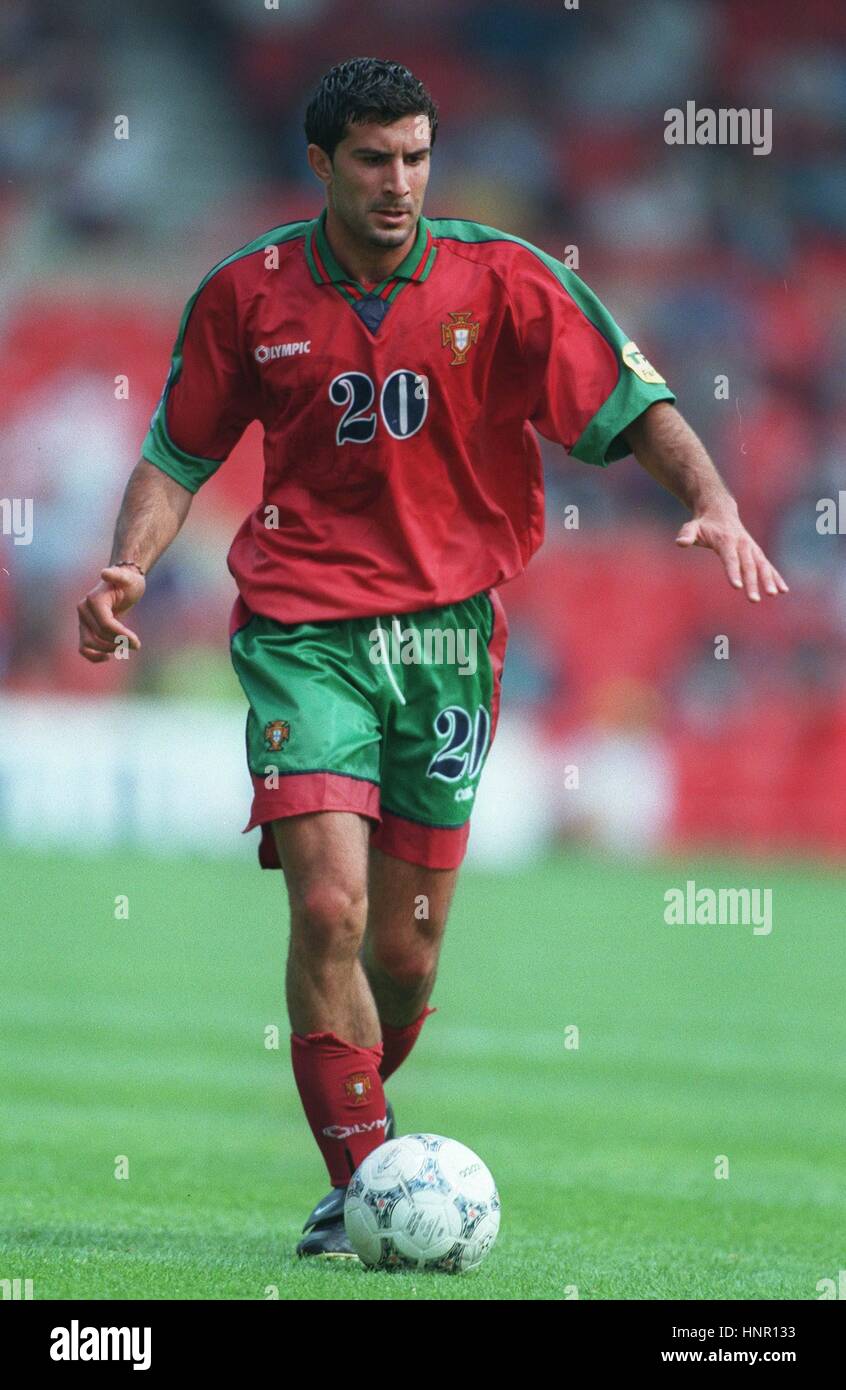 LUIS FIGO PORTUGAL & BARCELONA 23 June 1996 Stock Photo - Alamy
