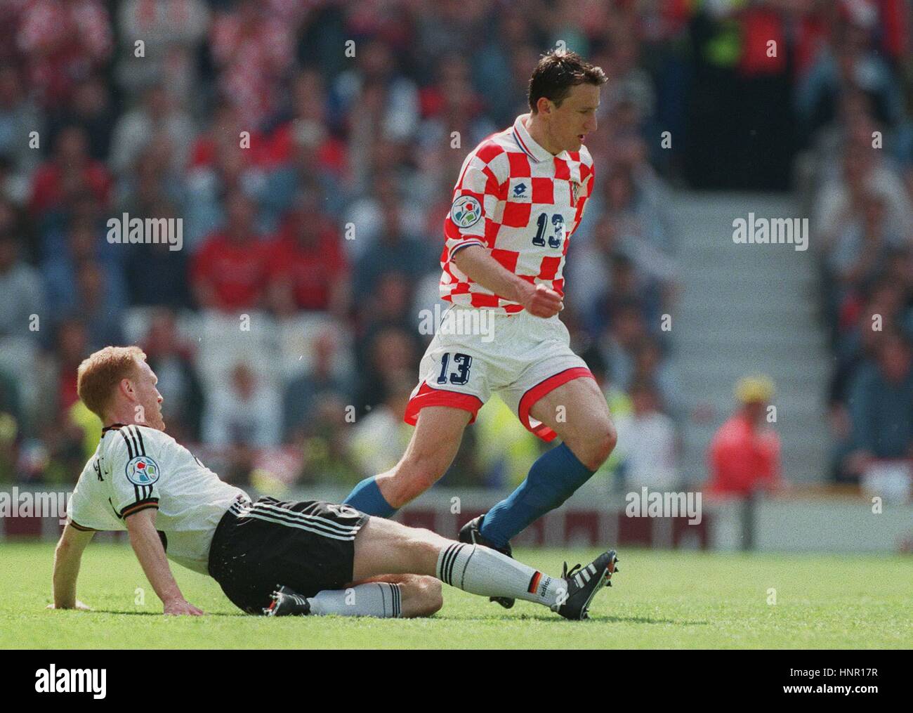 MATTHIAS SAMMER & MARIO STANIC GERMANY V CROATIA 23 June 1996 Stock ...
