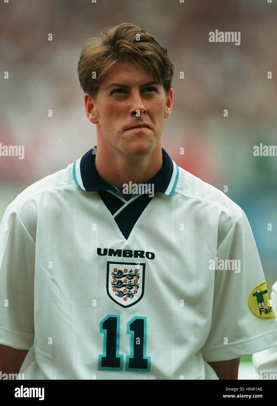 DARREN ANDERTON ENGLAND & TOTTENHAM HOTSPUR FC 26 June 1996 Stock Photo ...