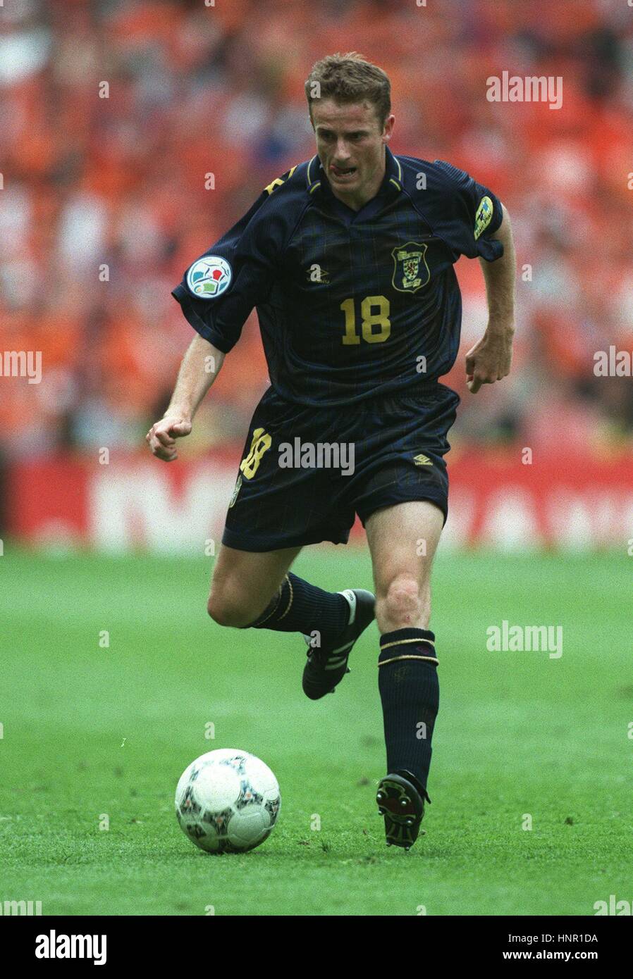 KEVIN GALLACHER SCOTLAND & BLACKBURN ROVERS FC 18 June 1996 Stock Photo ...