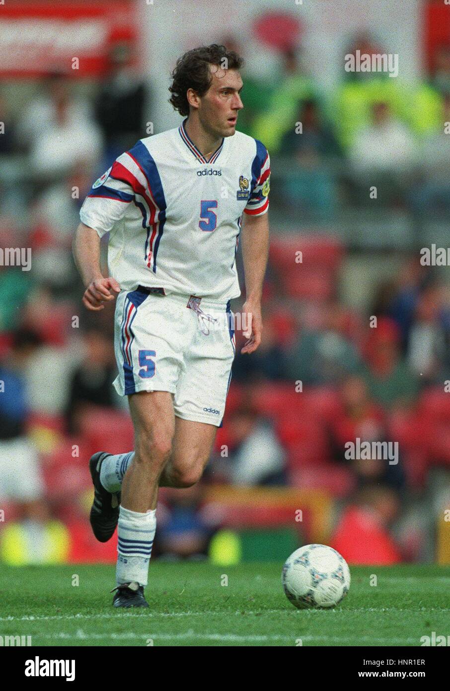 LAURENT BLANC FRANCE & BARCELONA 24 June 1996 Stock Photo - Alamy