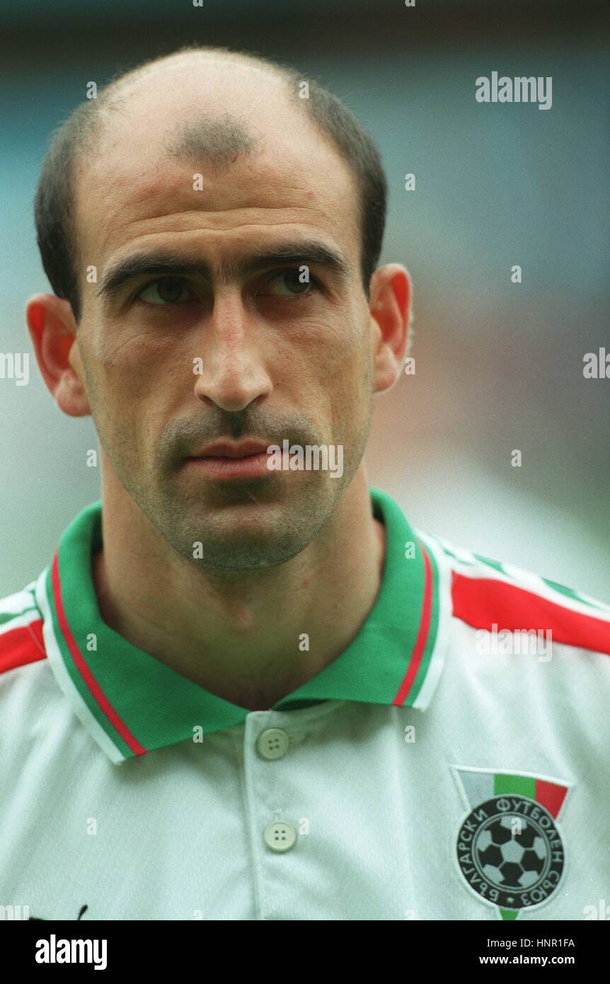 IORDAN LETCHKOV BULGARIA & HAMBURG FC 18 June 1996 Stock Photo - Alamy