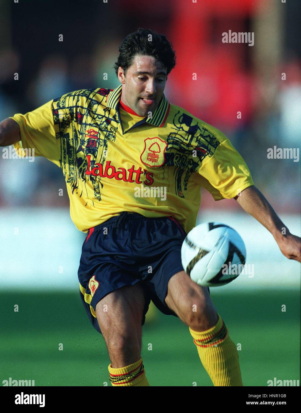 DEAN SAUNDERS NOTTINGHAM FOREST FC 24 July 1996 Stock Photo - Alamy