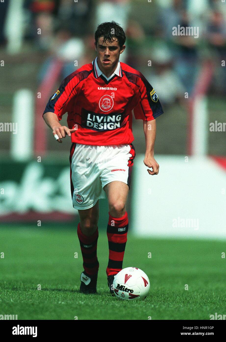 JAMIE BUCHAN ABERDEEN FC 24 July 1996 Stock Photo - Alamy