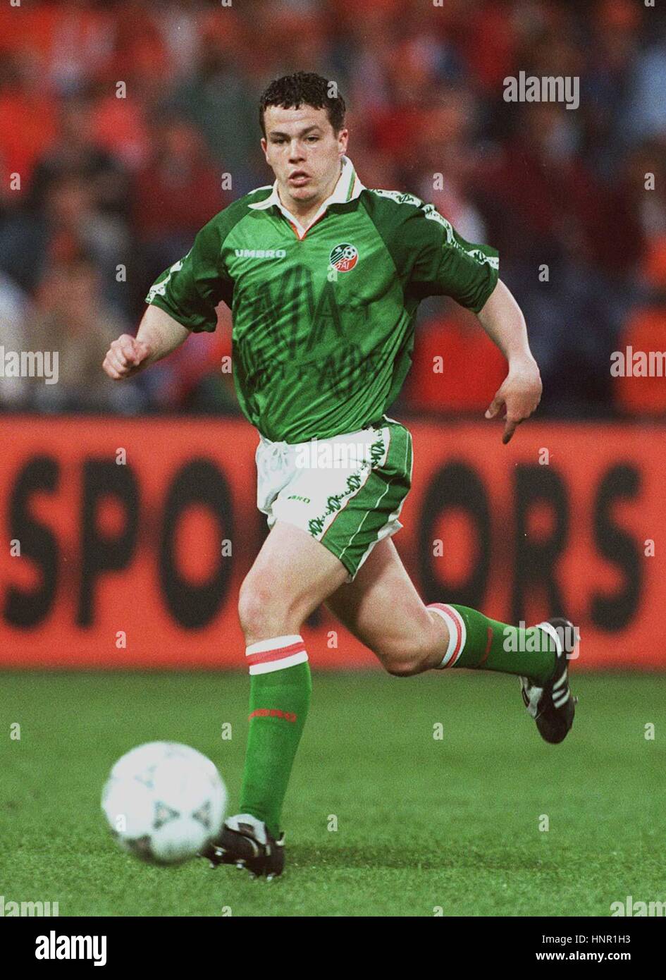 IAN HARTE EIRE & LEEDS UNITED FC 11 August 1996 Stock Photo - Alamy