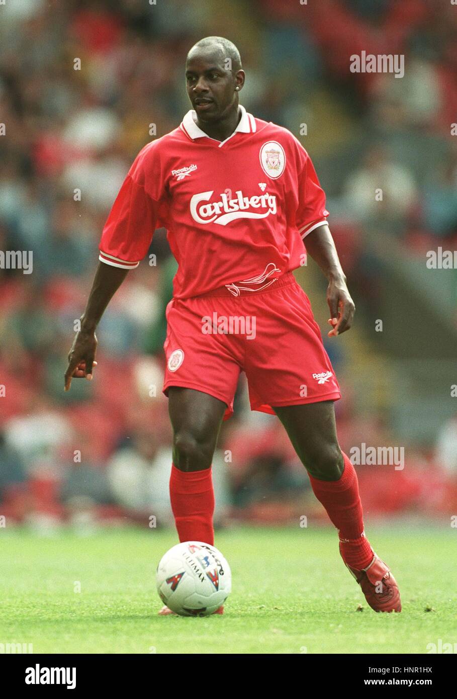 MICHAEL THOMAS LIVERPOOL FC 29 July 1996 Stock Photo - Alamy