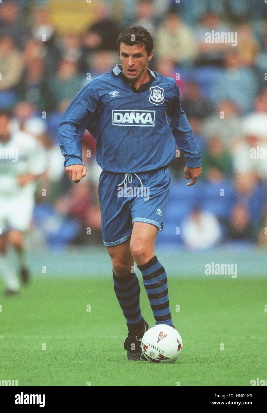 GARY SPEED EVERTON FC 02 August 1996 Stock Photo - Alamy