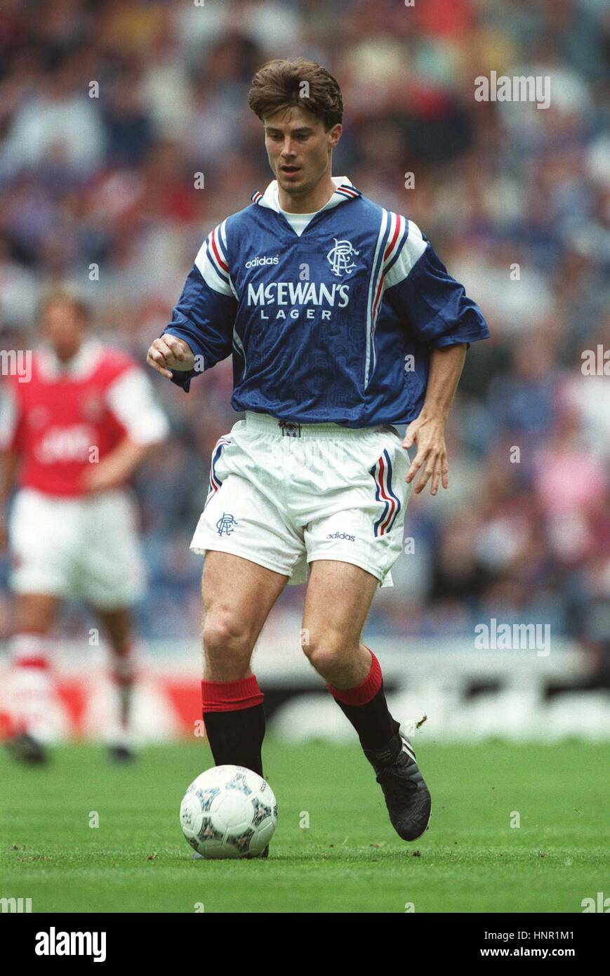 BRIAN LAUDRUP GLASGOW RANGERS FC 05 August 1996 Stock Photo - Alamy