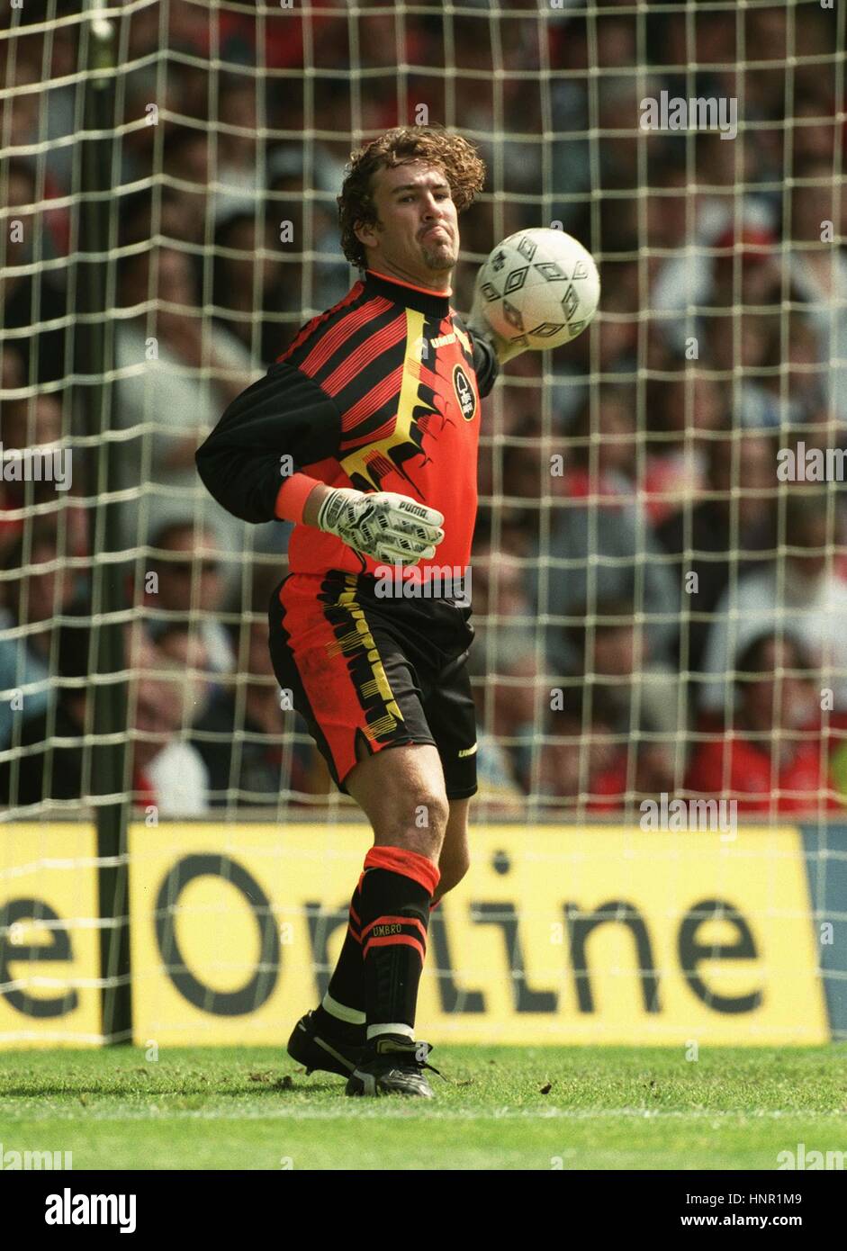 MARK CROSSLEY NOTTINGHAM FOREST FC 05 August 1996 Stock Photo - Alamy