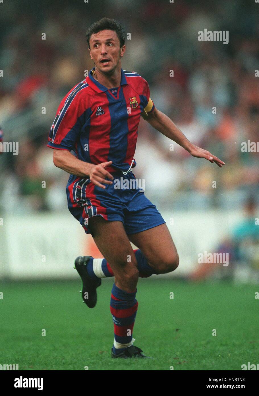 GHEORGHE POPESCU FC BARCELONA 06 August 1996 Stock Photo - Alamy