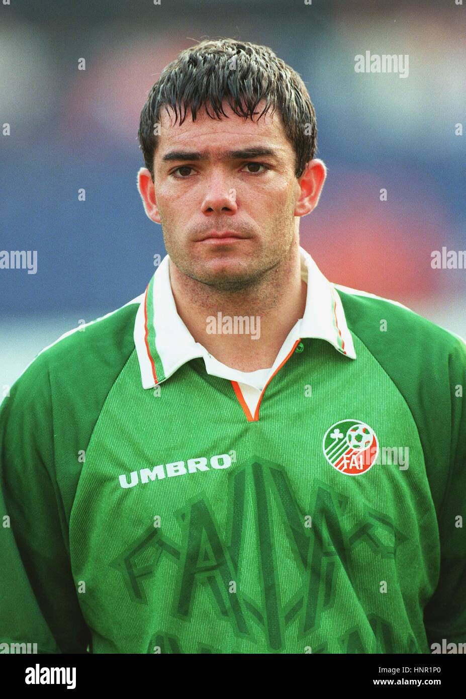JEFF KENNA EIRE & BLACKBURN ROVERS FC 11 August 1996 Stock Photo - Alamy