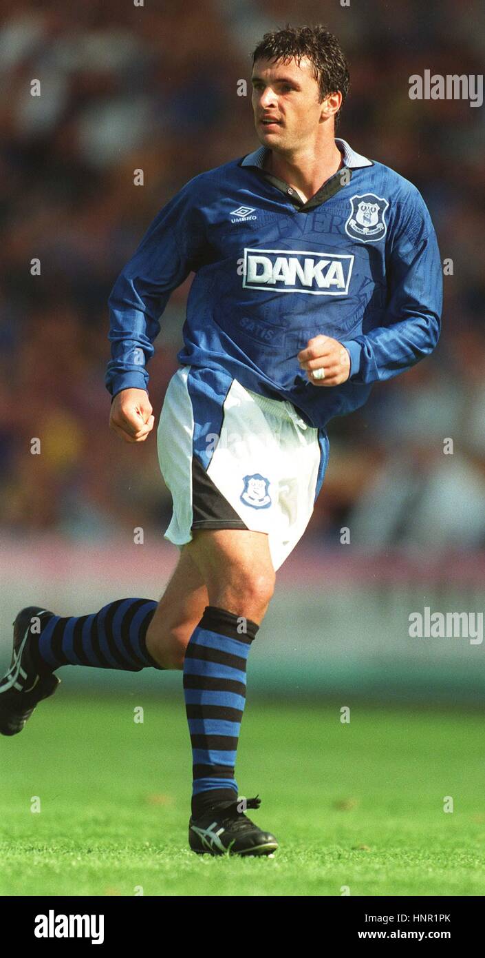 GARY SPEED EVERTON FC 15 August 1996 Stock Photo - Alamy