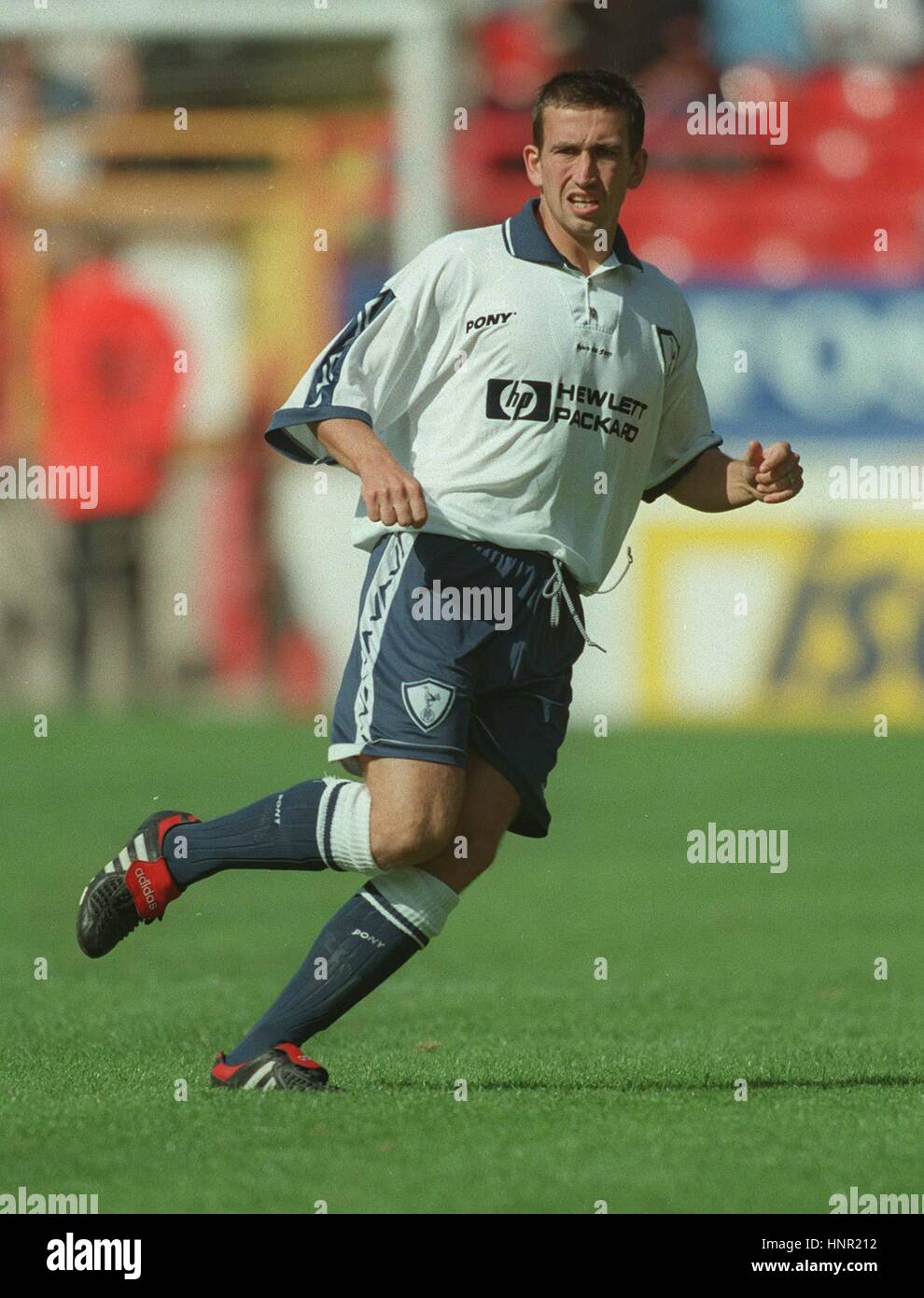 JUSTIN EDINBURGH TOTTENHAM HOTSPUR FC 04 September 1996 Stock Photo - Alamy