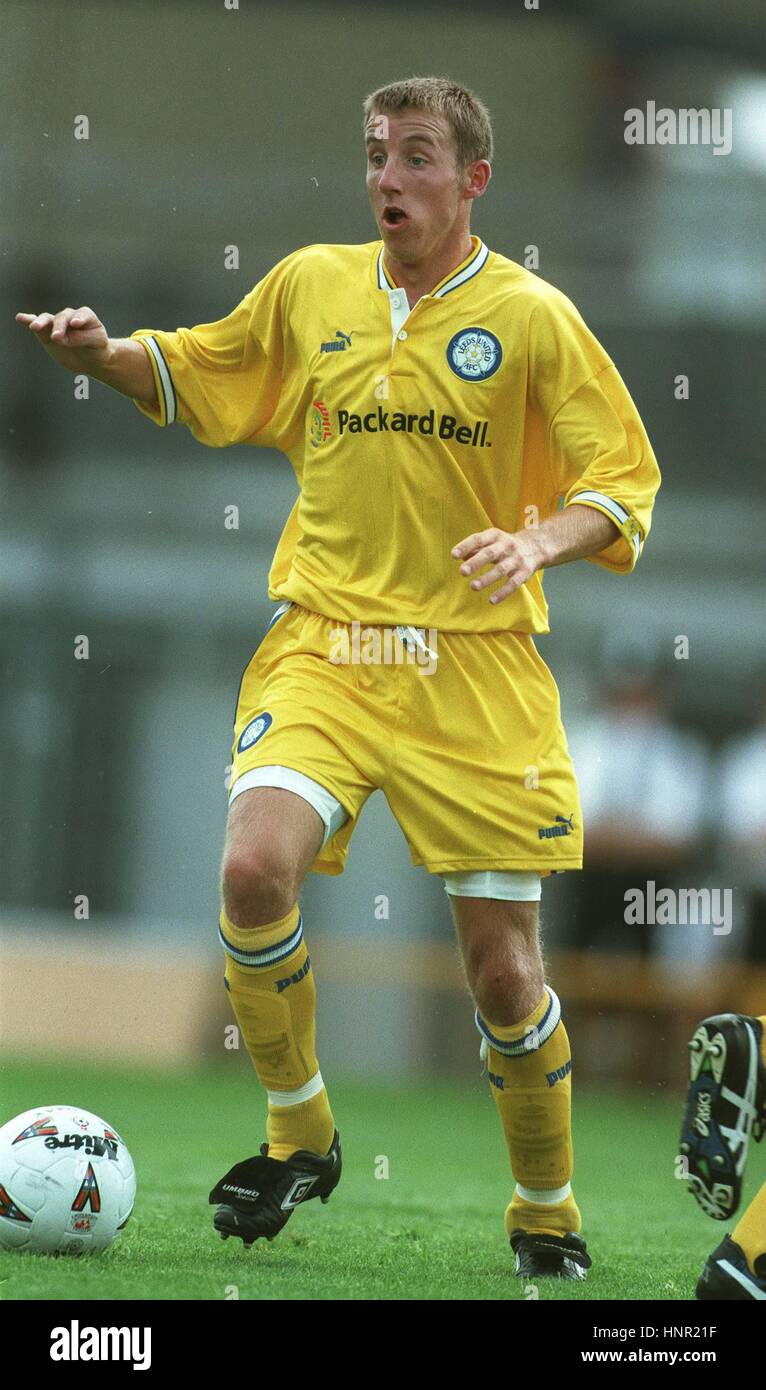 LEE BOWYER LEEDS UNITED FC 14 August 1996 Stock Photo - Alamy