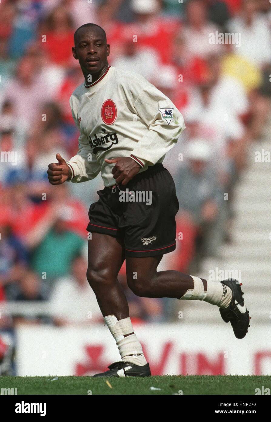 MICHAEL THOMAS LIVERPOOL FC 22 August 1996 Stock Photo - Alamy