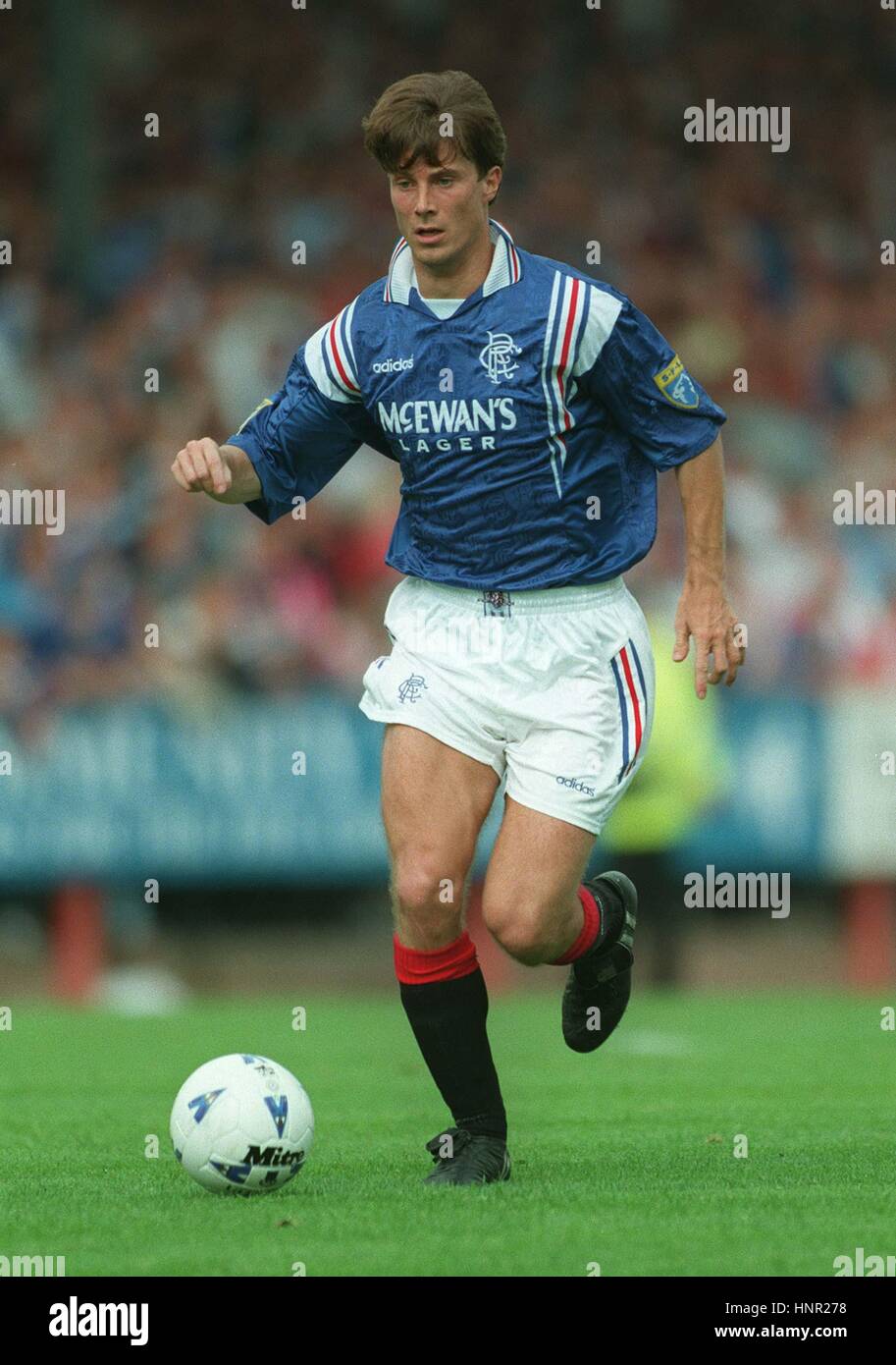 BRIAN LAUDRUP GLASGOW RANGERS FC 29 August 1996 Stock Photo - Alamy
