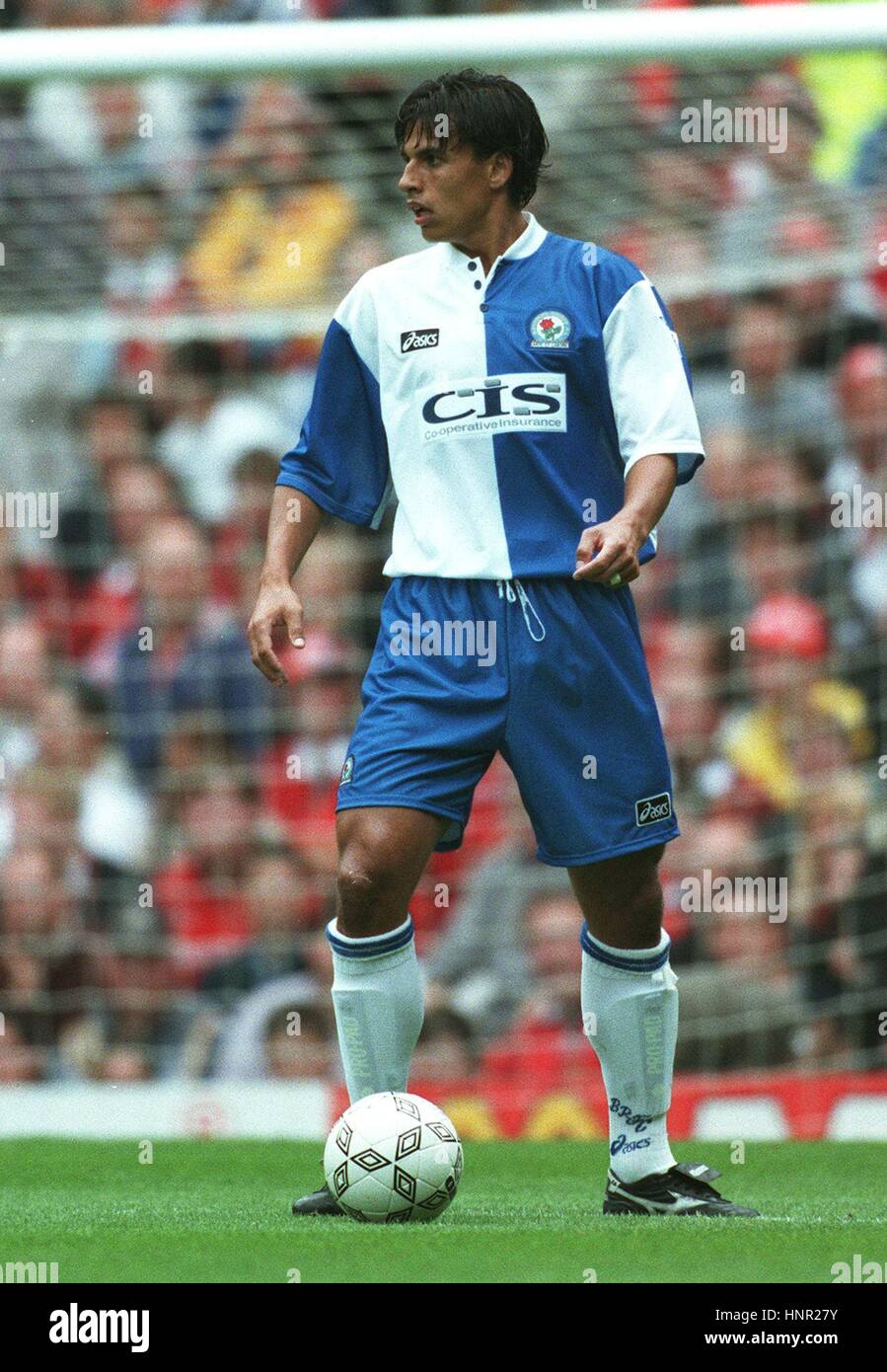 CHRIS COLEMAN BLACKBURN ROVERS FC 16 September 1996 Stock Photo - Alamy