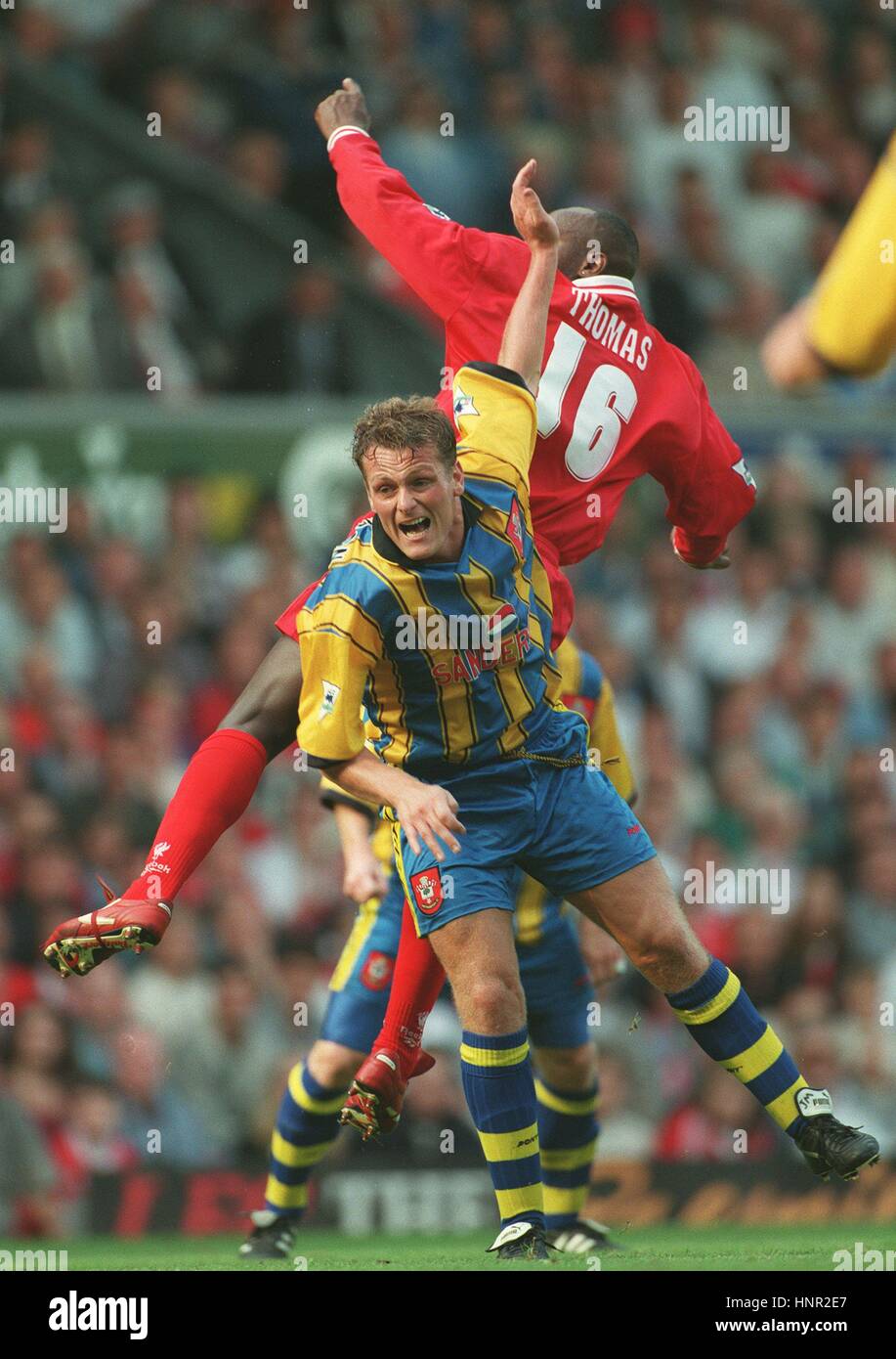 JIM MAGILTON & MICHAEL THOMAS LIVERPOOL V SOUTHAMPTON 09 September 1996 ...