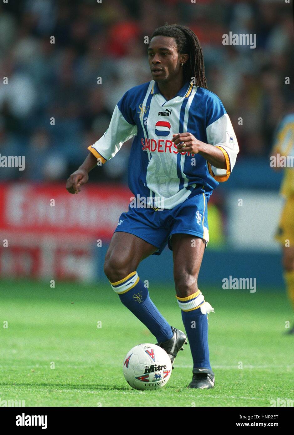 REGI BLINKER SHEFFIELD WEDNESDAY FC 13 September 1996 Stock Photo - Alamy
