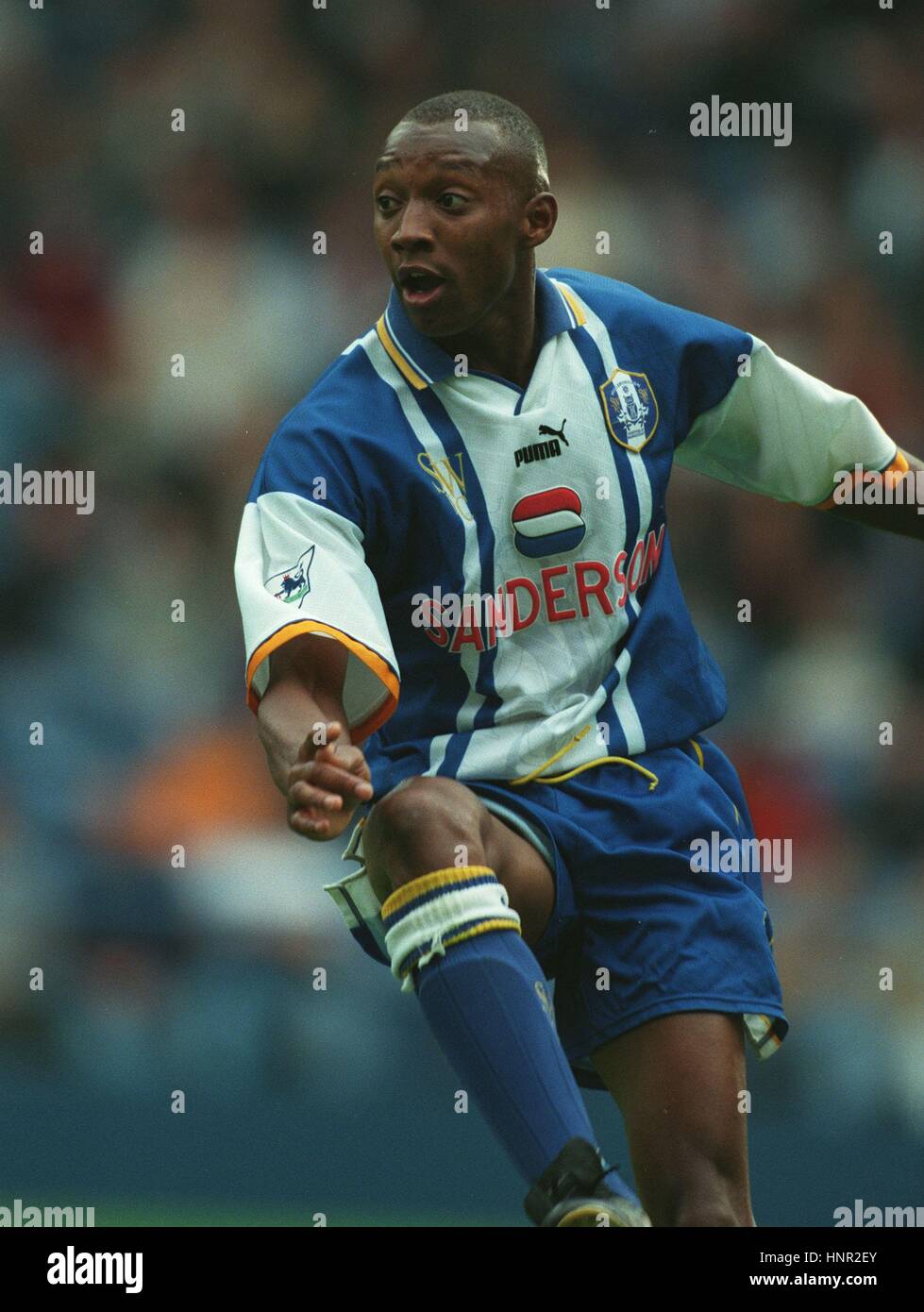 WAYNE COLLINS SHEFFIELD WEDNESDAY FC 13 September 1996 Stock Photo - Alamy