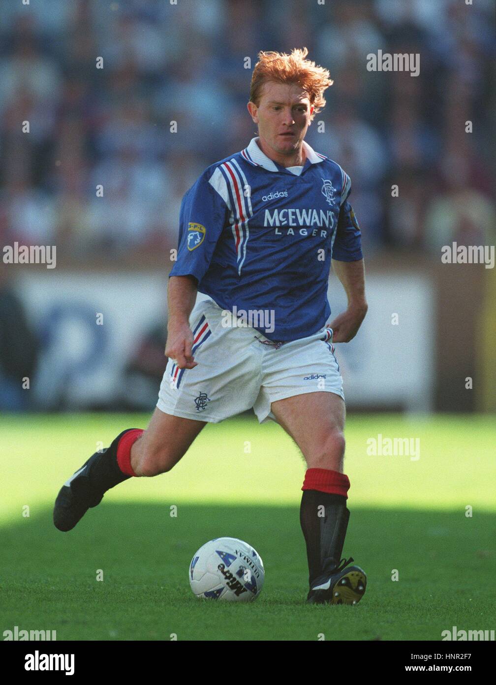 STUART MCCALL GLASGOW RANGERS FC 10 September 1996 Stock Photo - Alamy
