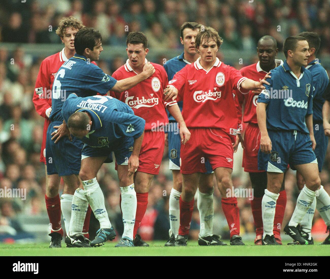ROBBIE FOWLER & FRANCK LEBOEUF LIVERPOOL V CHELSEA 26 September 1996 ...
