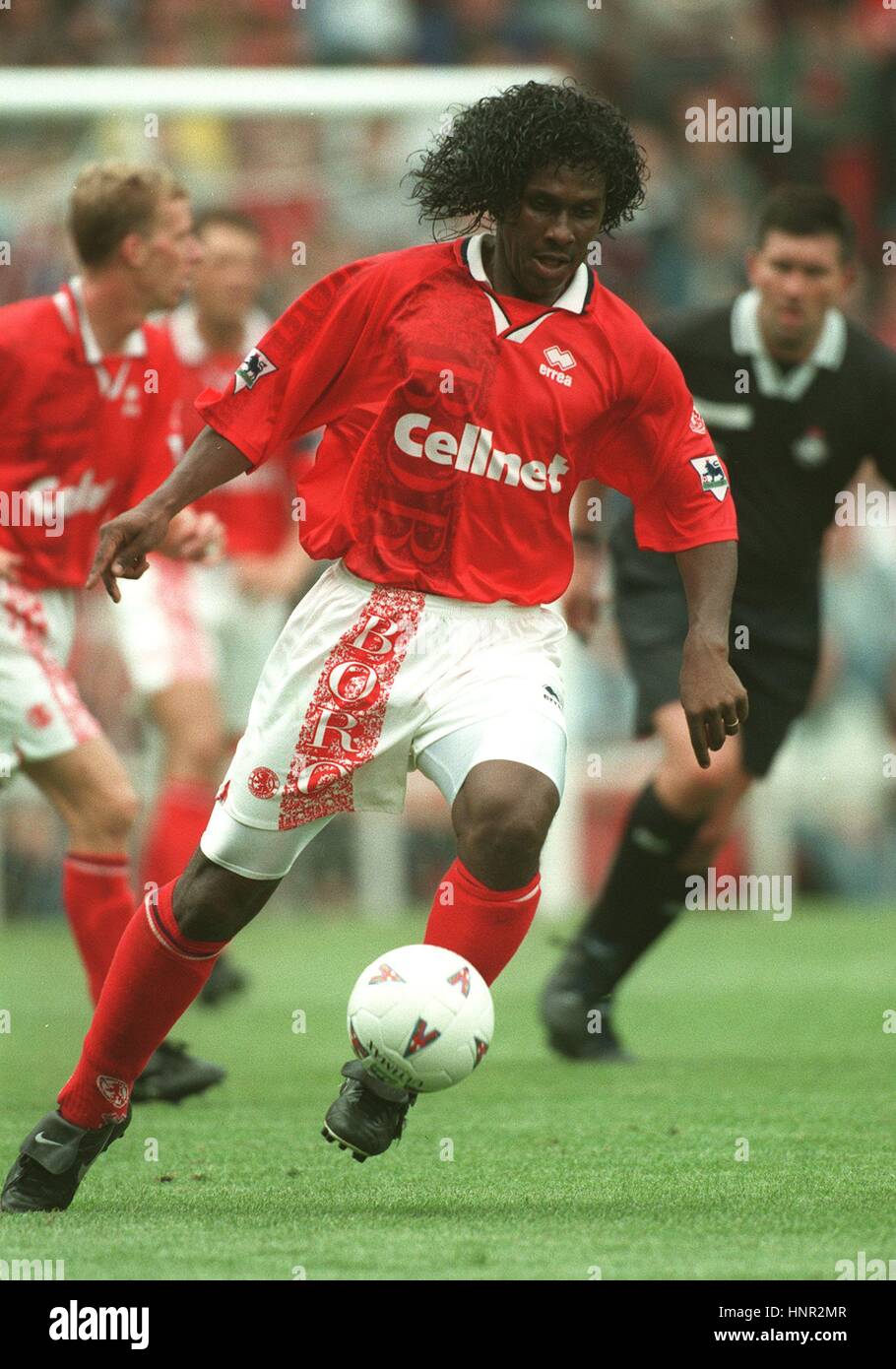 EMERSON MIDDLESBROUGH FC 13 September 1996 Stock Photo - Alamy