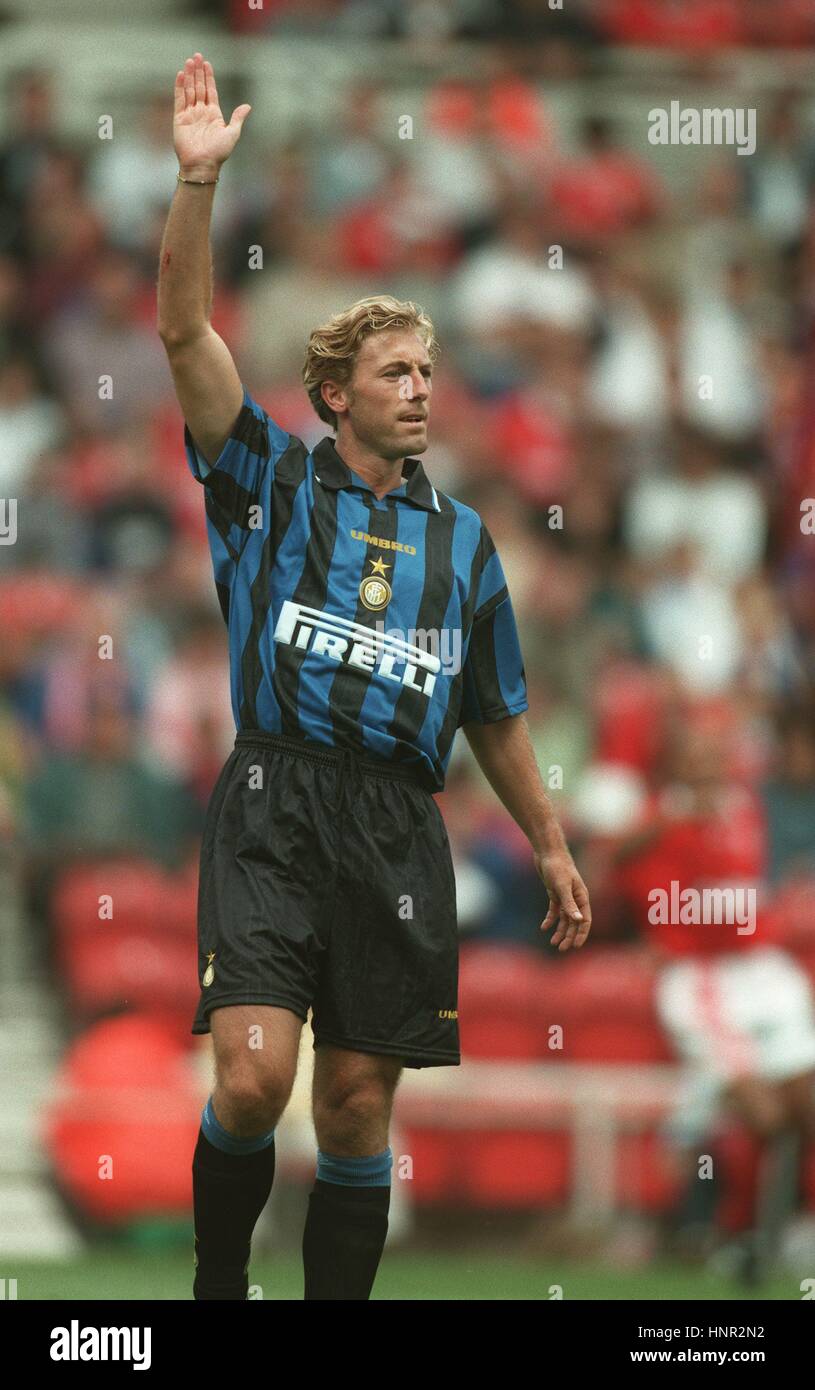 ANDREA SENO INTER MILAN FC 13 September 1996 Stock Photo - Alamy