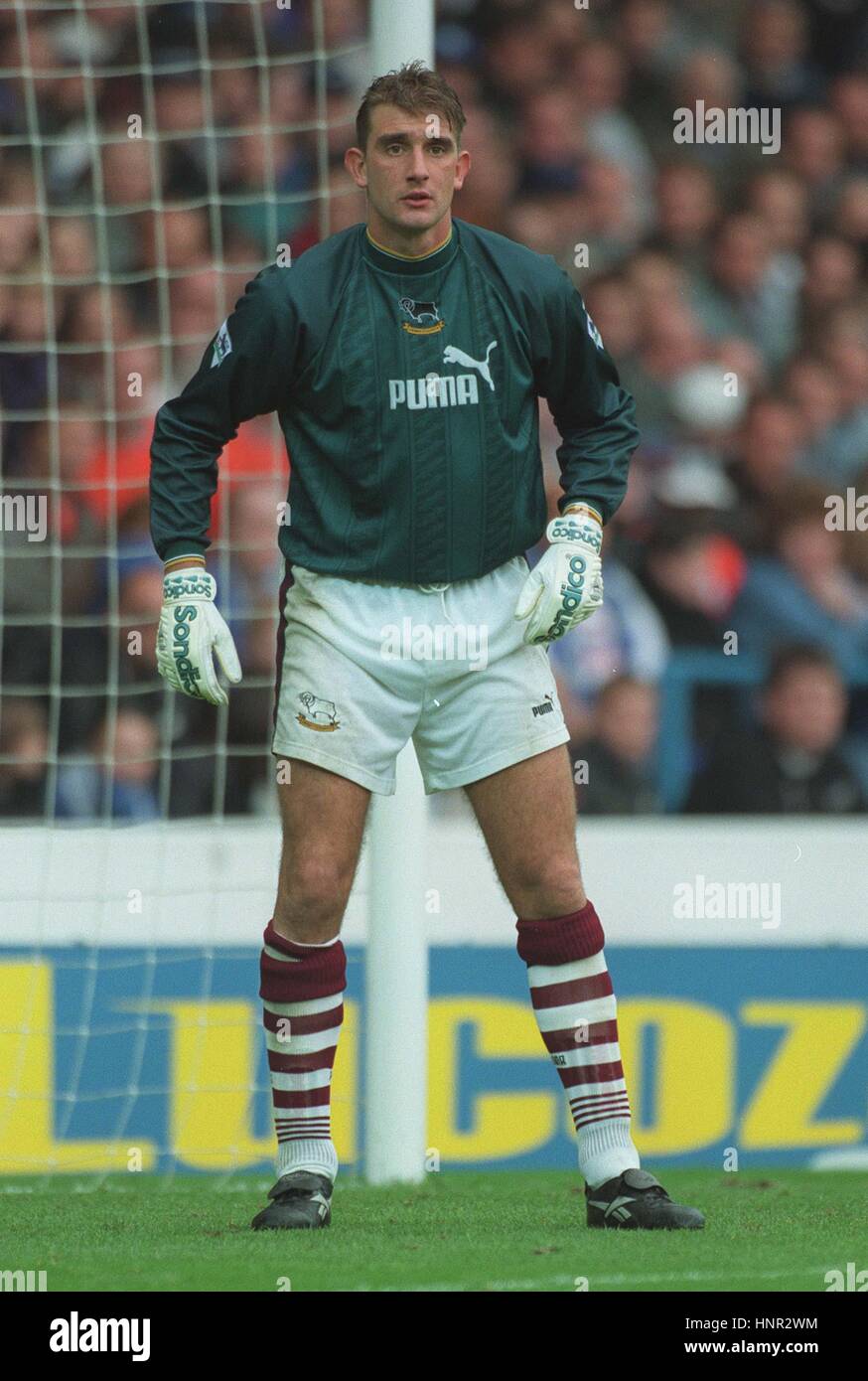 RUSSELL HOULT DERBY COUNTY FC 09 October 1996 Stock Photo - Alamy
