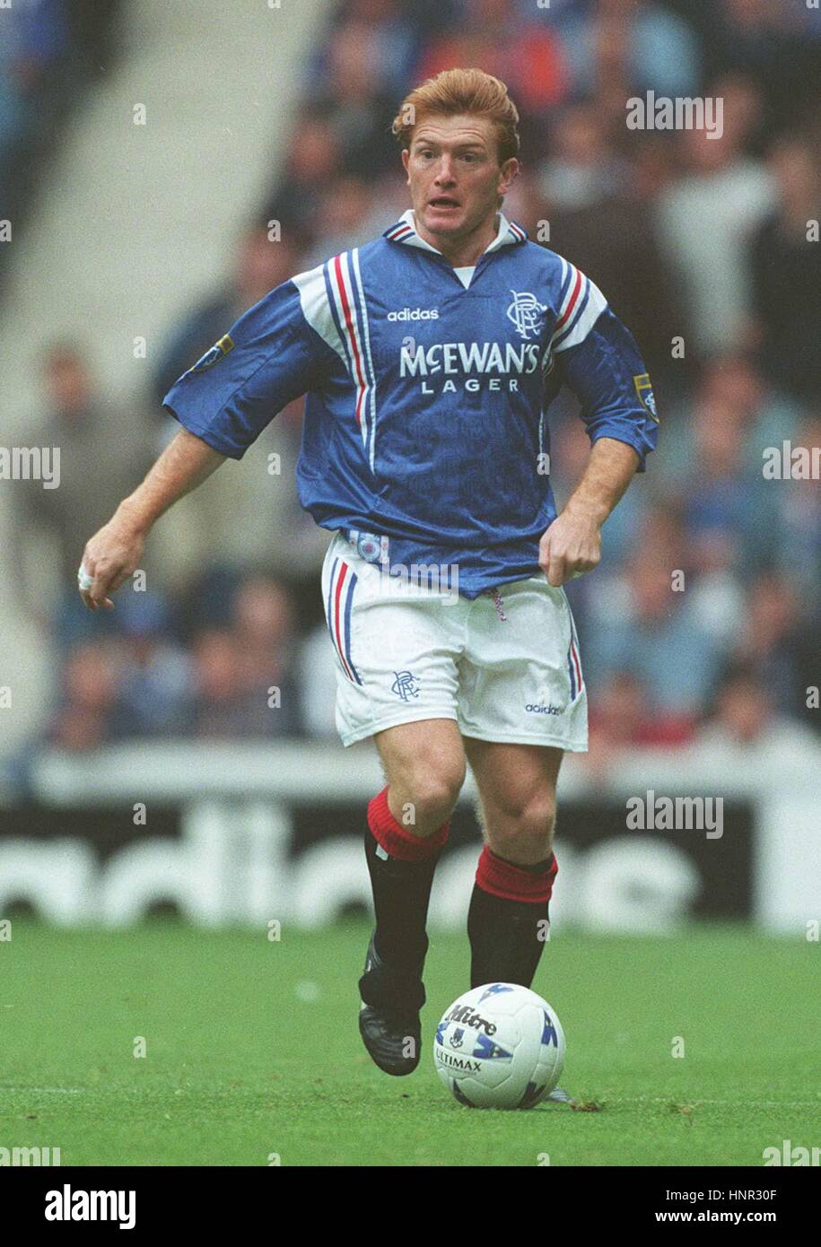 STUART MCCALL GLASGOW RANGERS FC 15 October 1996 Stock Photo - Alamy