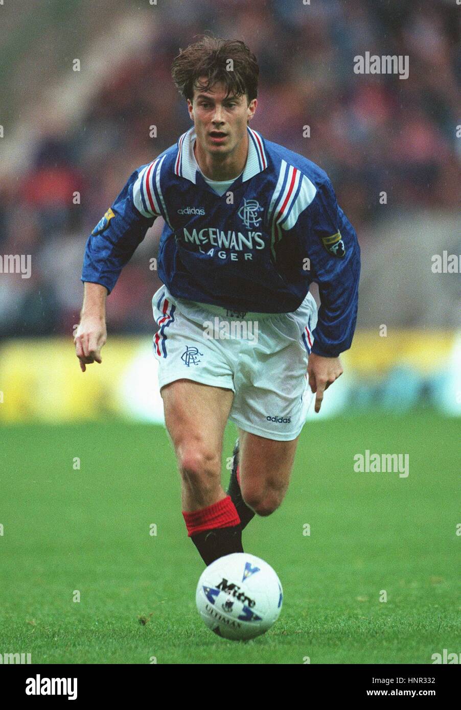 BRIAN LAUDRUP GLASGOW RANGERS FC 18 October 1996 Stock Photo - Alamy