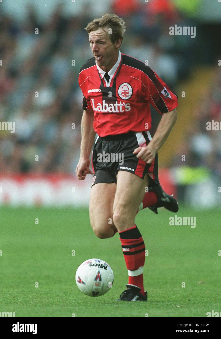 STUART PEARCE NOTTINGHAM FOREST FC 23 October 1996 Stock Photo - Alamy