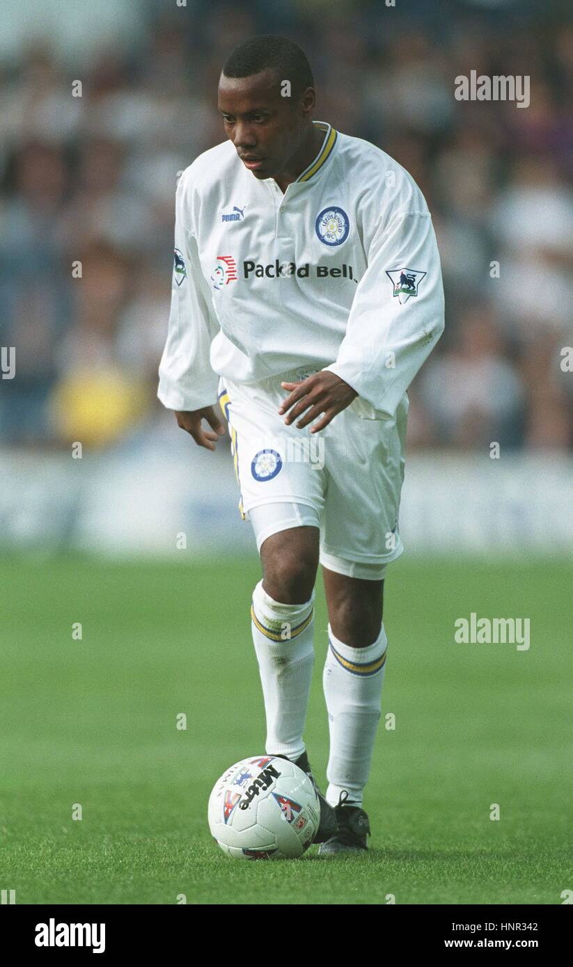 ROD WALLACE LEEDS UNITED FC 23 October 1996 Stock Photo - Alamy