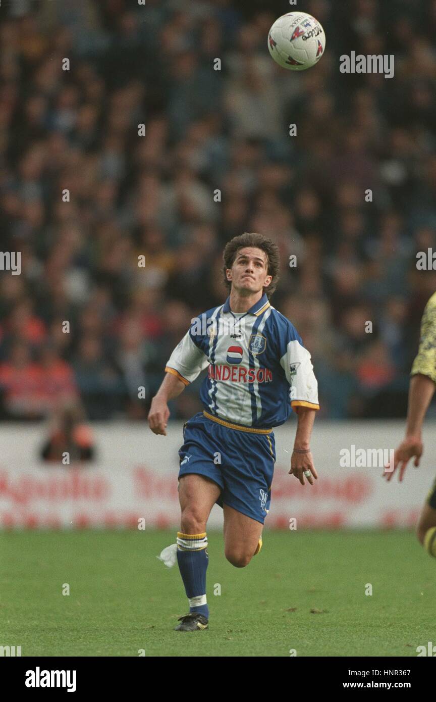 BENITO CARBONE SHEFFIELD WEDNESDAY FC 24 October 1996 Stock Photo - Alamy