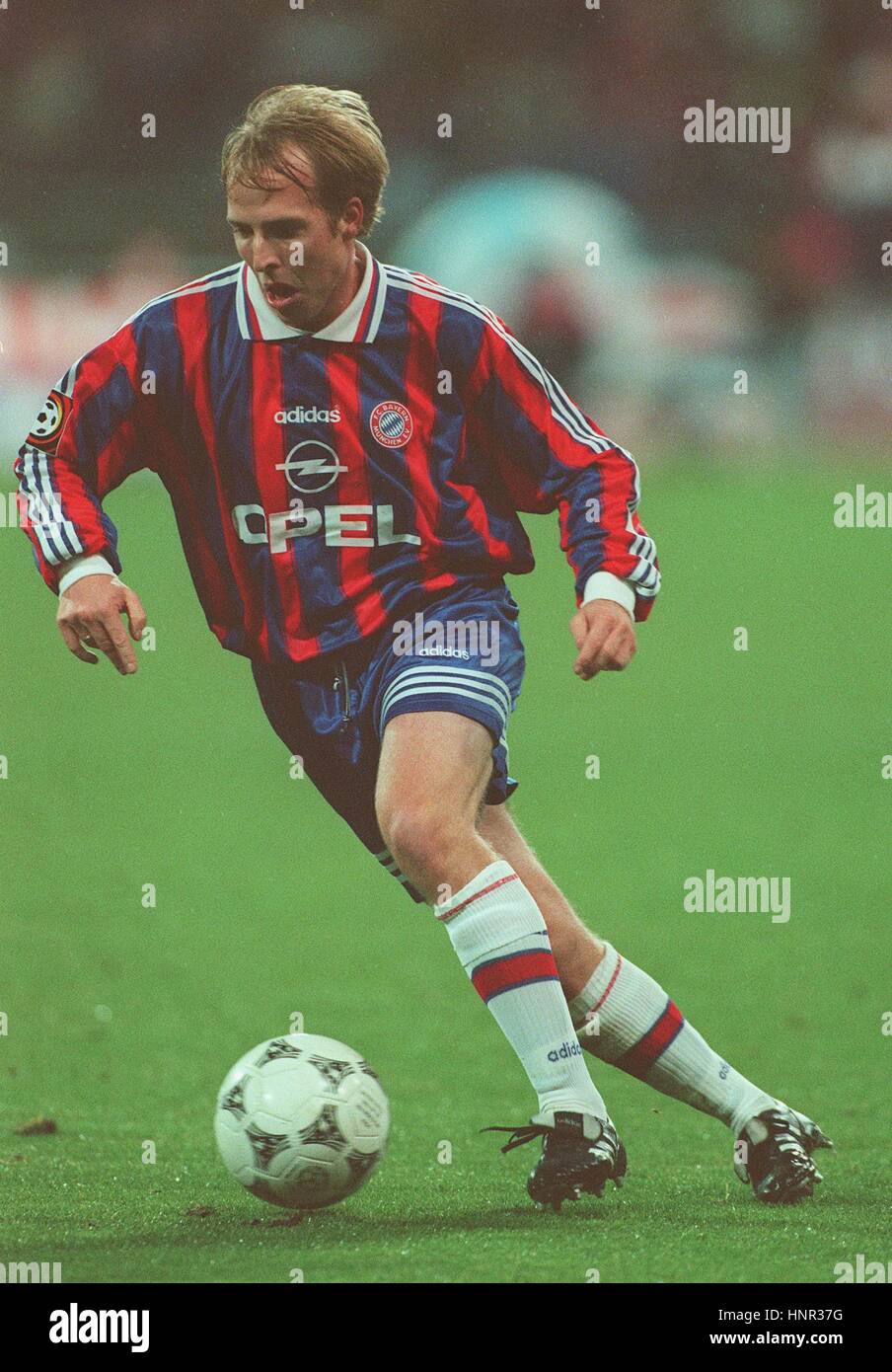 MARKUS MUNCH BAYERN MUNICH FC 23 October 1996 Stock Photo - Alamy