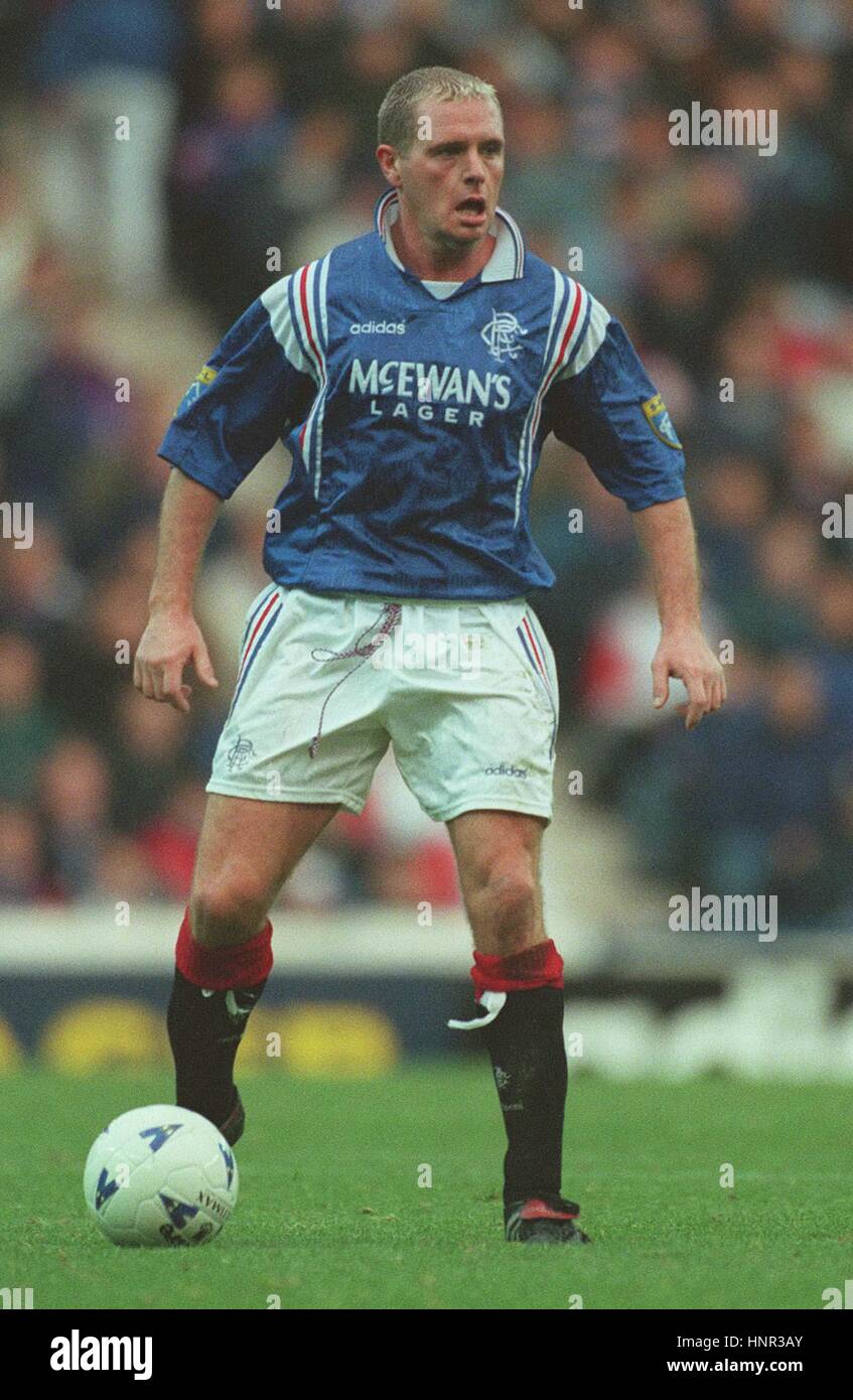 PAUL GASCOIGNE GLASGOW RANGERS FC 30 October 1996 Stock Photo - Alamy