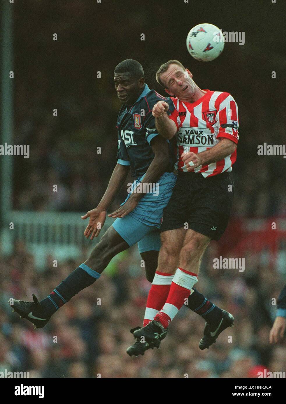 IAN TAYLOR & KEVIN BALL SUNDERLAND V ASTON VILLA FC 28 October 1996 ...