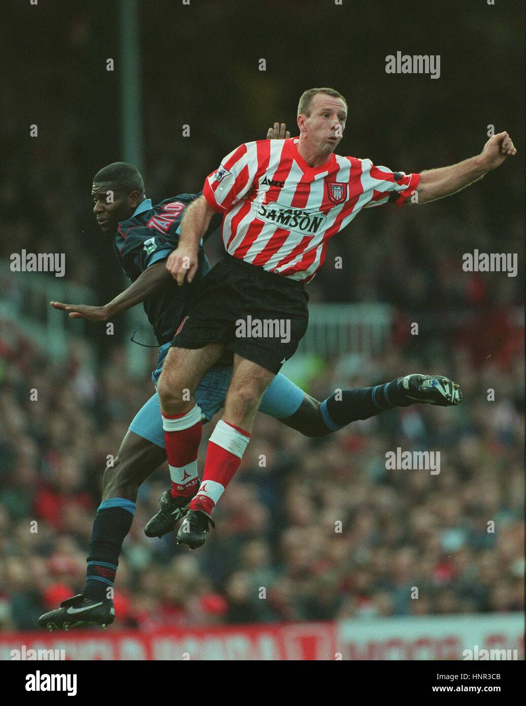 IAN TAYLOR & KEVIN BALL SUNDERLAND V ASTON VILLA FC 28 October 1996 ...