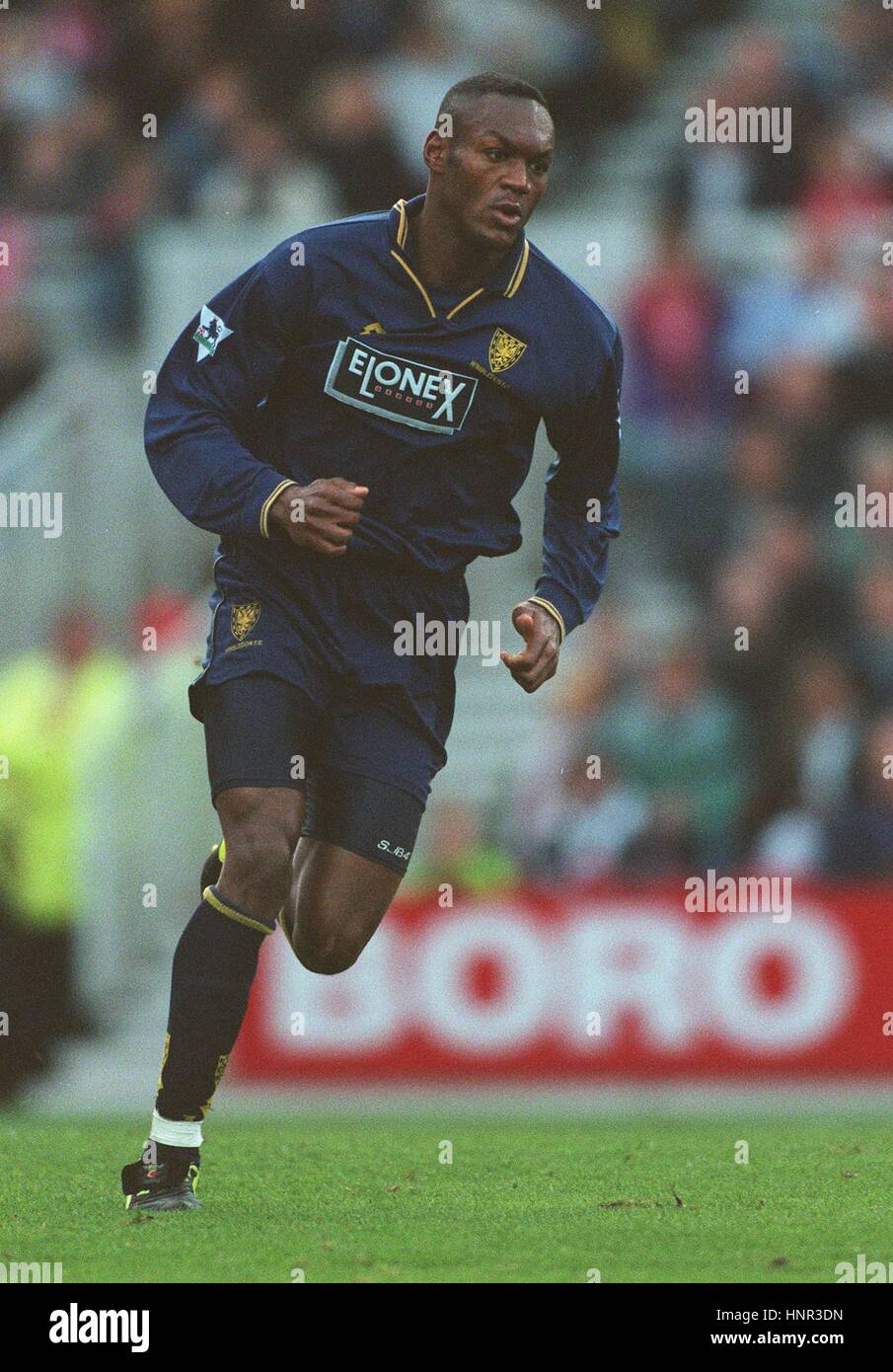 MARCUS GAYLE WIMBLEDON FC 07 November 1996 Stock Photo - Alamy