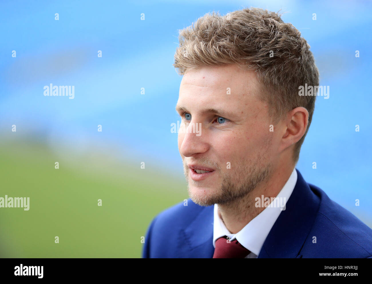 New England captain Joe Root during the press conference at Headingley ...