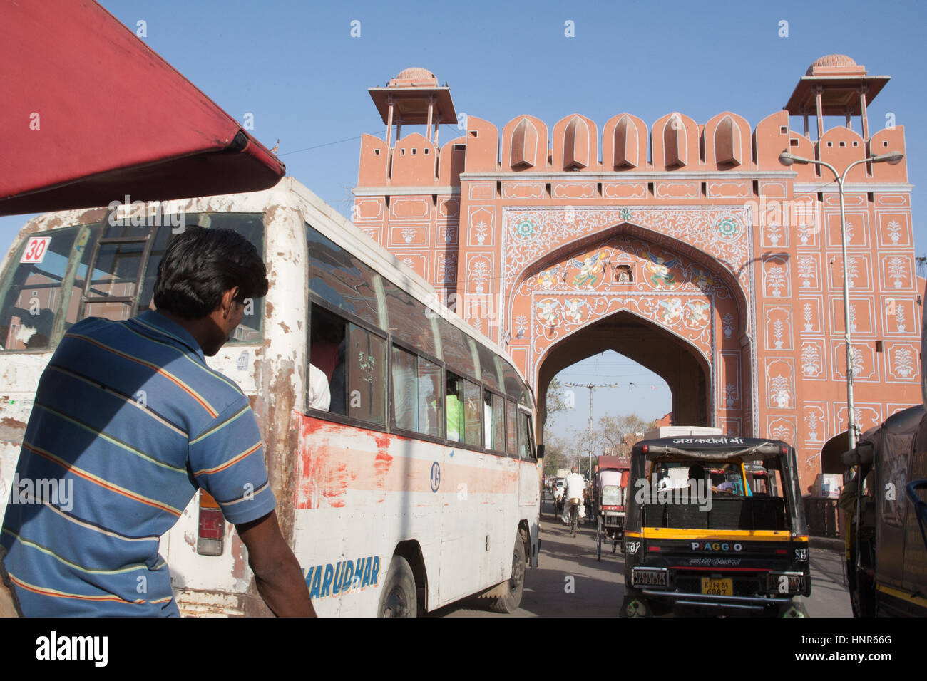 India jaipur auto rickshaw hi-res stock photography and images - Alamy