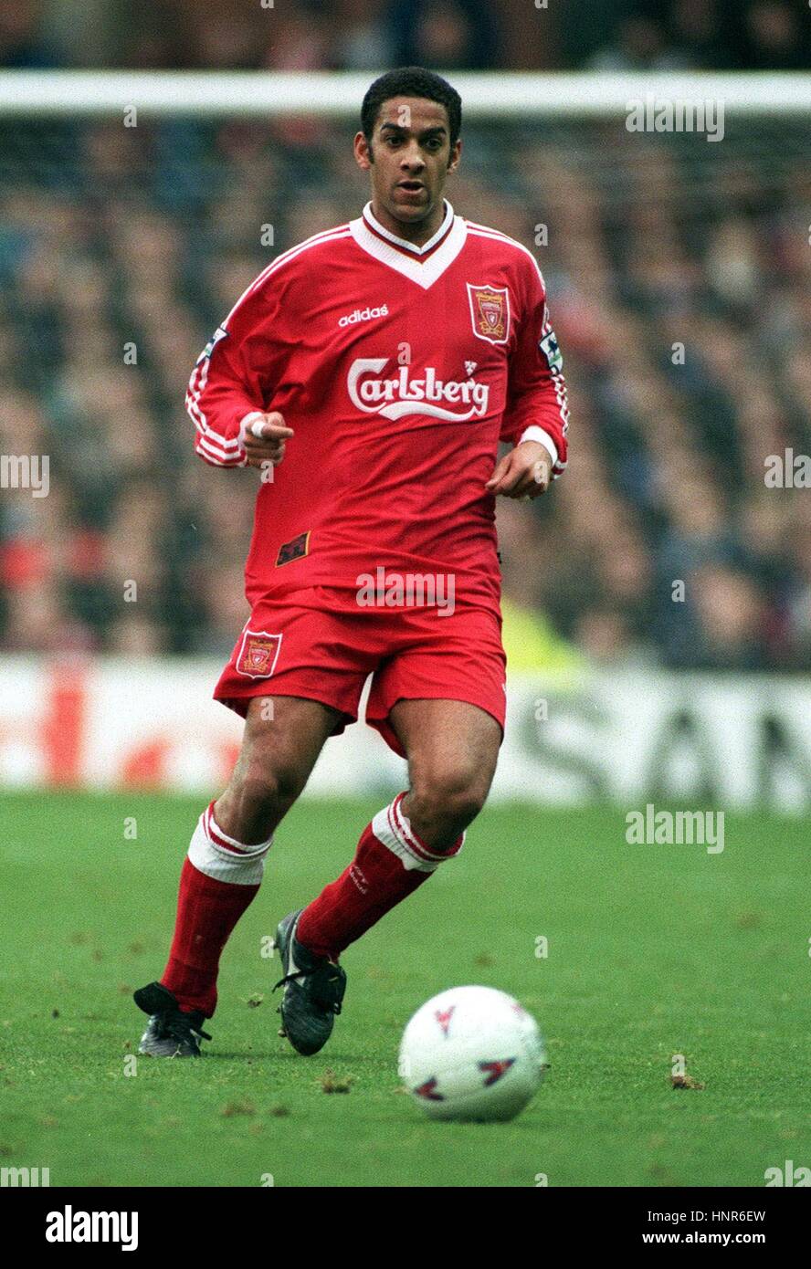 PHIL BABB LIVERPOOL FC 15 January 1996 Stock Photo - Alamy